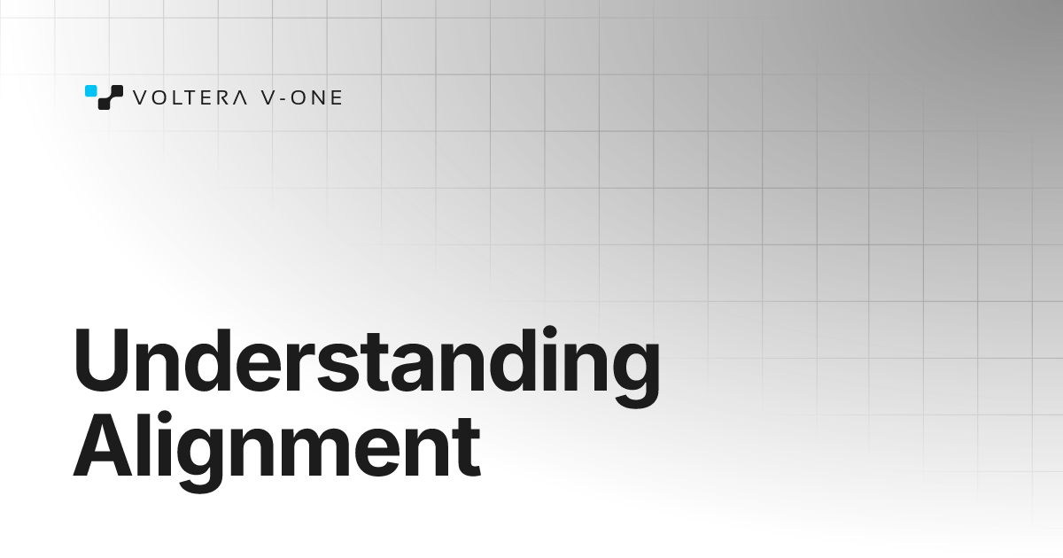 Understanding Alignment | V-One | Voltera Docs